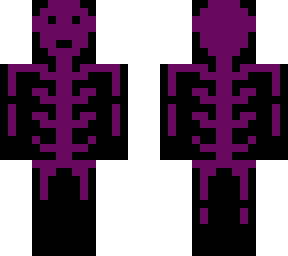 Purple Skeleton Minecraft Skins
