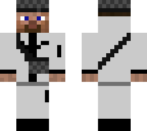Steve Grey & Black Tech Fleece | Minecraft Skin