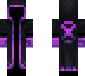 Black and Purple Void | Minecraft Skin