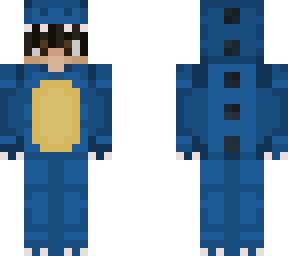 Blue Dinosaur | Minecraft Skin