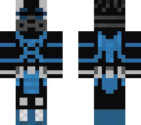 cyber sub zero robot mortal kombat | Minecraft Skins