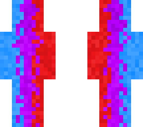 redblue concrete powder | Minecraft Skin