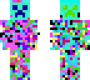 RipCreeper glitched creeper | Minecraft Skin