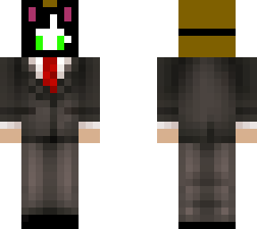 Cat mask Business Suit | Minecraft Skin