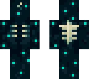 Skulk monster | Minecraft Skin