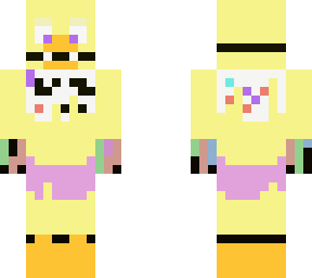 Withered Chica | Minecraft Skin