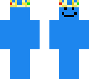 backwards blue zam | Minecraft Skin