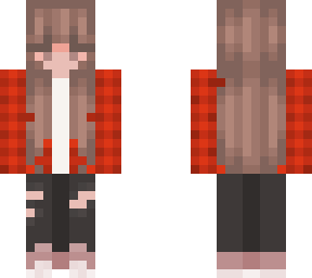 red flannel | Minecraft Skins