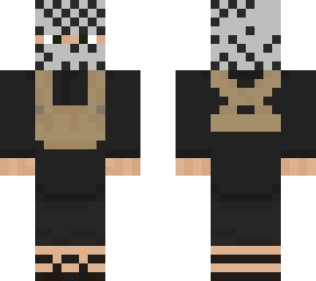 Levantine Warrior (Black) v2 | Minecraft Skin