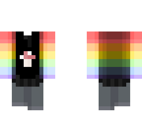 rainbow clothes base | Minecraft Skins