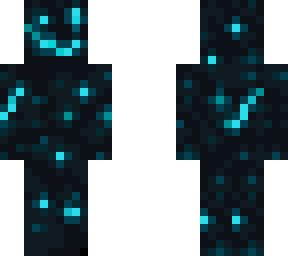skulk ripped face | Minecraft Skin