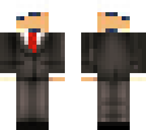 bread pixel art w/ suit | Minecraft Skin