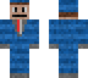 man in grey suit | Minecraft Skin