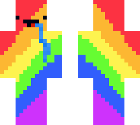 rainbow derp | Minecraft Skins