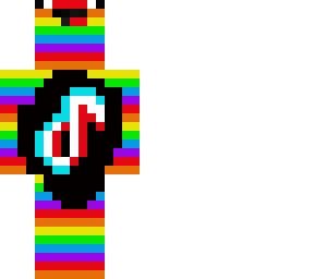 rainbow noob | Minecraft Skins