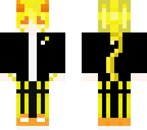 Yellow demon | Minecraft Skin