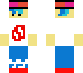 boyfriend fnf no microphone | Minecraft Skin