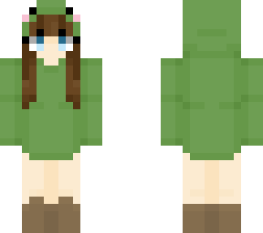 cute frog girl | Minecraft Skins