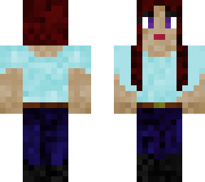 Minecraft steve girl vesion i did my best | Minecraft Skin