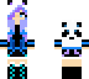 panda girl | Minecraft Skins