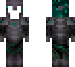 Sculk Corrupted Netherite Base | Minecraft Skin