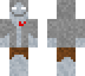 Snowy Skeleton (esqueleto nevado) | Minecraft Skin