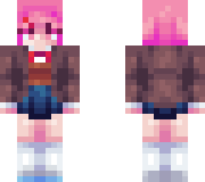 + Natsuki + | Minecraft Skin