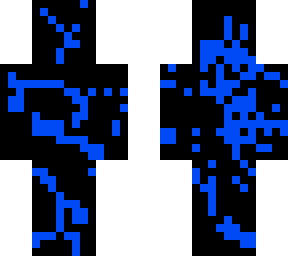 Blue and black | Minecraft Skin