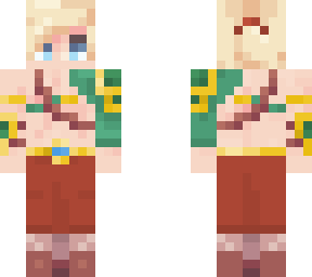 BOTW Link - Desert Voe Set (male Gerudo armor) | Minecraft Skin