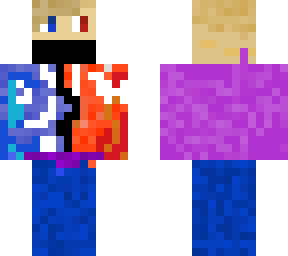 water fire ninja | Minecraft Skins