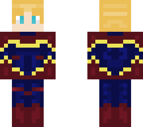 Captain Marvel | Minecraft Skin