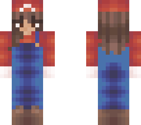 girl mario | Minecraft Skin
