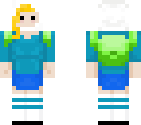 Fiona Adventure Time Slim | Minecraft Skin
