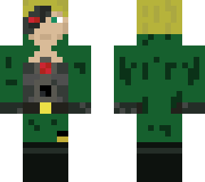 Von Stroheim gatling gun jojo | Minecraft Skin