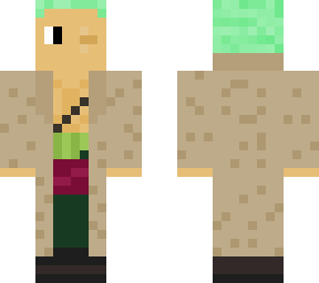 zoro punk hazard | Minecraft Skin