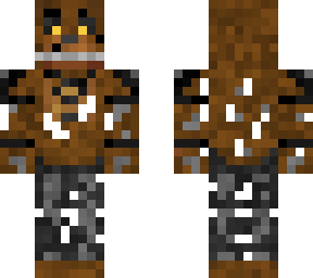 FNAF Nightmare Freddy my version | Minecraft Skin