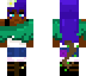 LeafLet Dragon Girl | Minecraft Skin