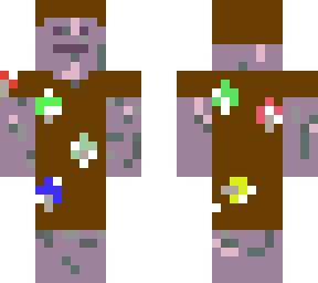 Mycelium man in armor | Minecraft Skin