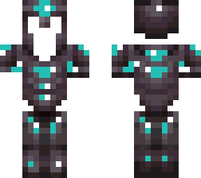 Netherite Diamond armor base | Minecraft Skin
