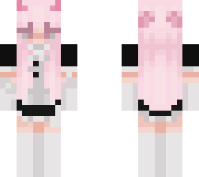 pink maid | Minecraft Skins