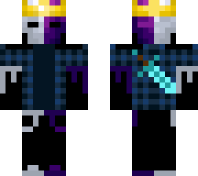 Purple skull | Minecraft Skin