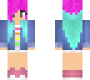 BLUE AND PINK | Minecraft Skin