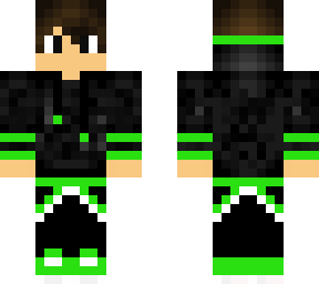 Green Gamer Boy | Minecraft Skin