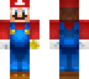mario with a coin | Minecraft Skin