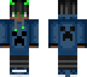 blue gamer | Minecraft Skins