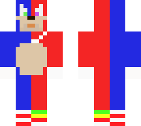 Sonic knuckles | Minecraft Skin