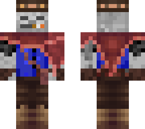 skeleton cowboy | Minecraft Skins