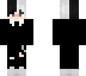 half black half white | Minecraft Skins