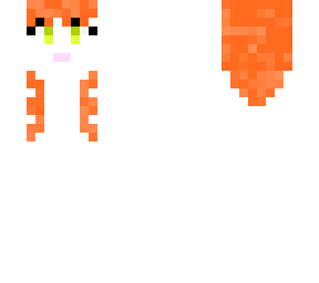 Orange Hair Base - Medium | Minecraft Skin