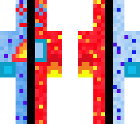 Fire and ice | Minecraft Skin